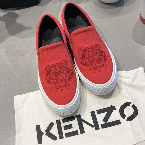 Kenzo | Shoes | Women Kenzo Slip On Sneakers | Poshmark